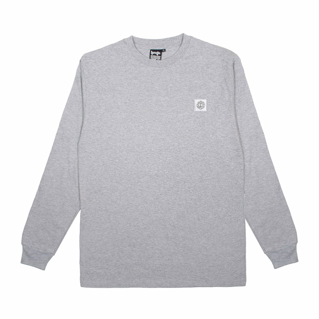Jual Heretic - Long sleeve tees - Mortem Grey Misty | Shopee Indonesia