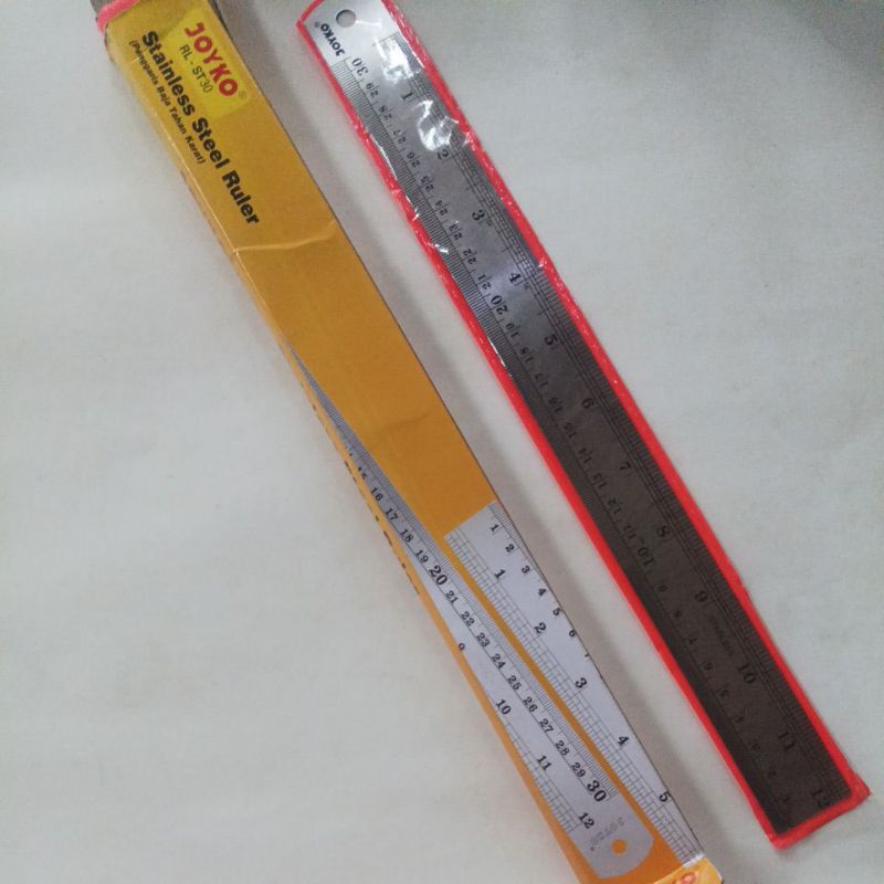 Jual penggaris besi 30cm joyko | Shopee Indonesia
