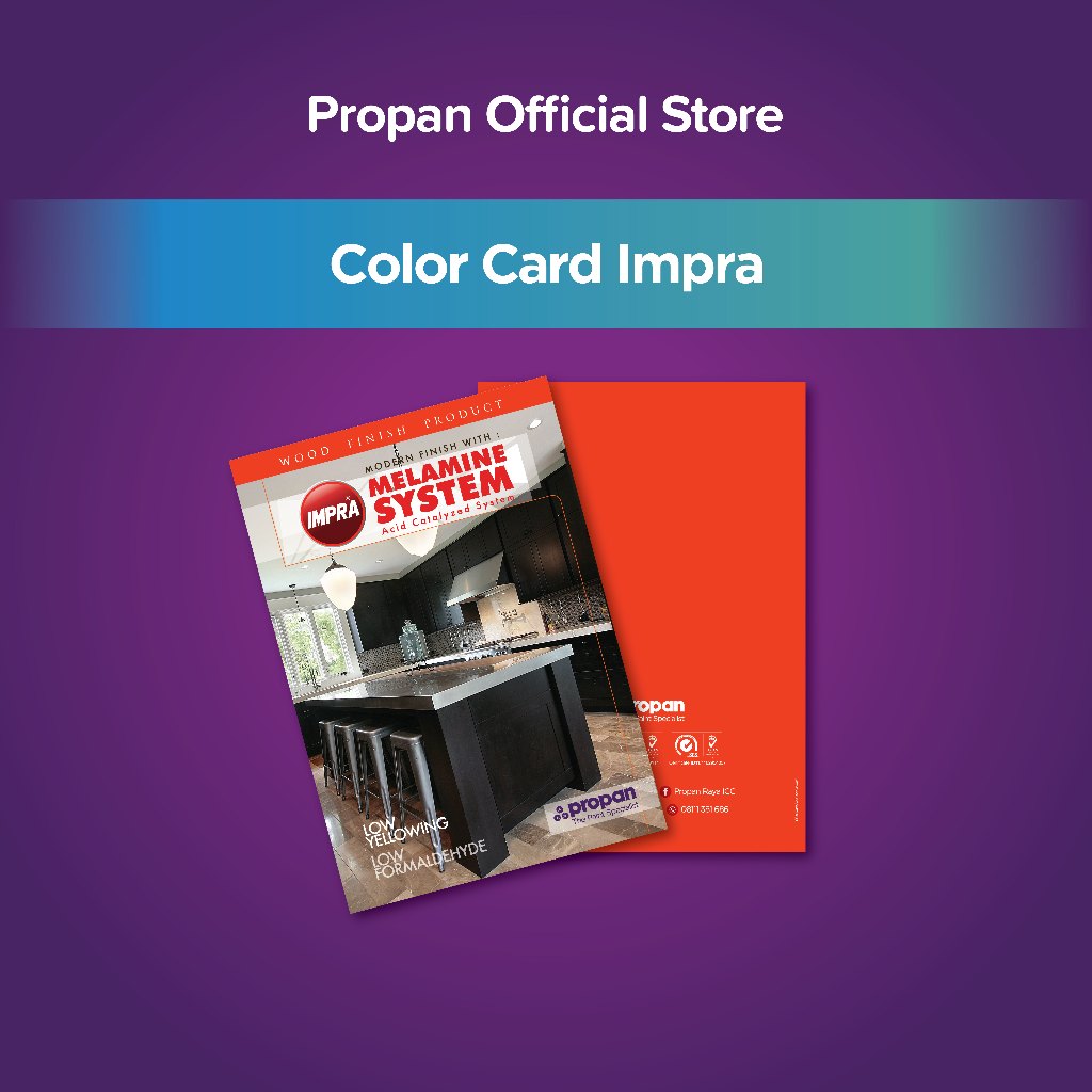 Jual PROPAN Kartu Warna / Color Card IMPRA MELAMINE | Shopee Indonesia