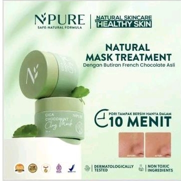 Jual NPURE CICA BIOME CLAY MASK 5GR | Shopee Indonesia