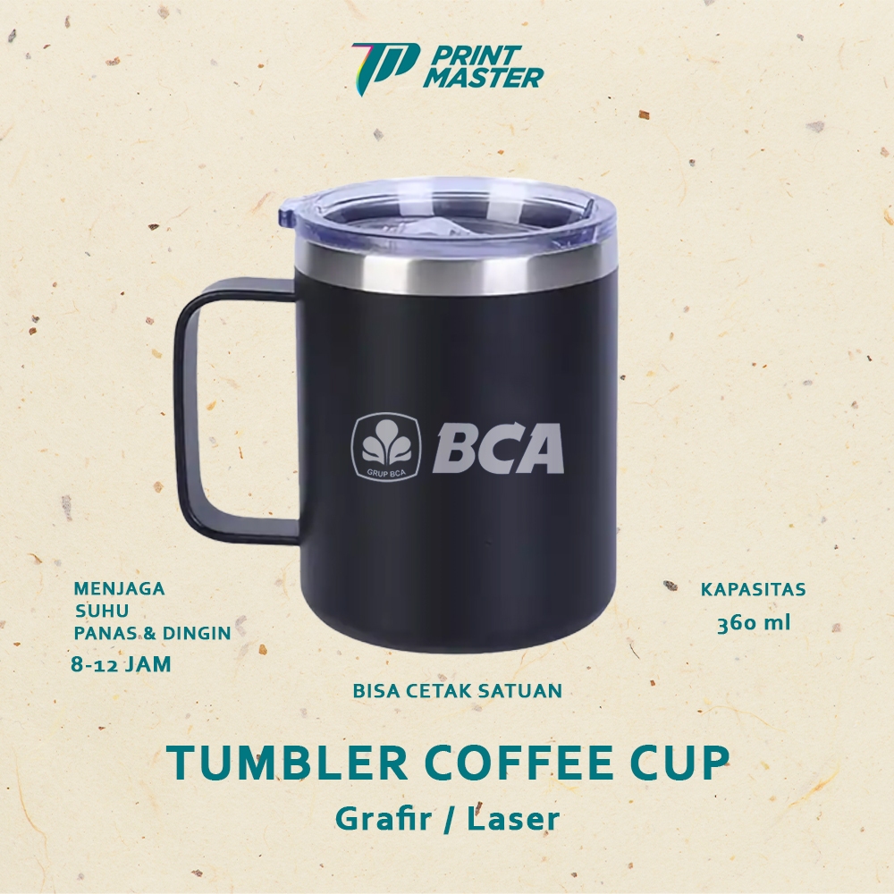 Jual Custom Mug Office Kopi Teh Cangkir 460ml Stainless Steel Grafir ...