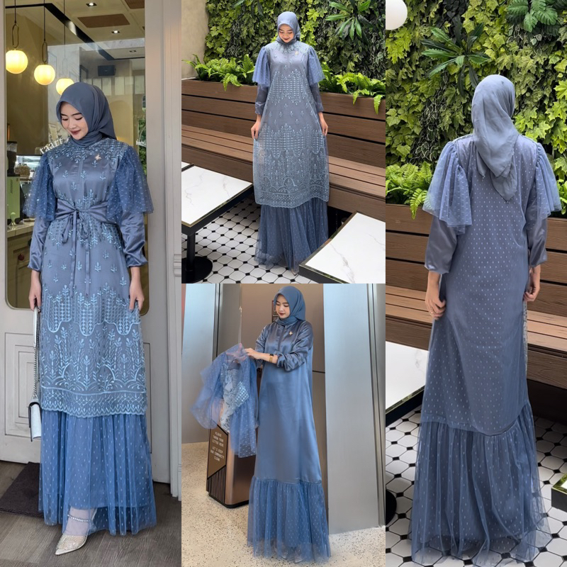 Jual BIG PROMO ALIYAH SET 2 IN 1 INNER SILK + BLOUSE BUSUI | Shopee ...