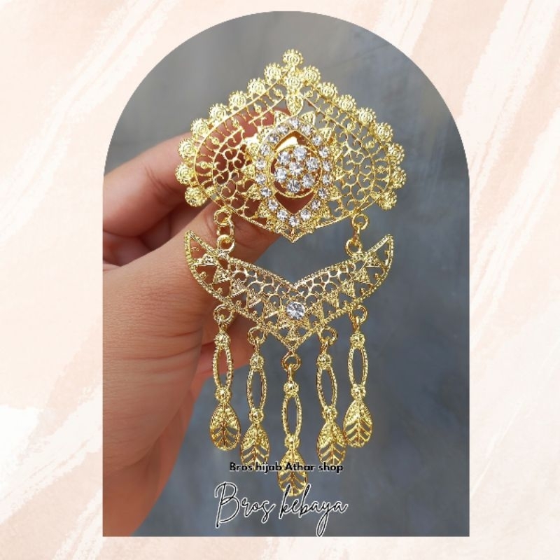 Jual Bros baju kebaya perak emas Bross khas adat Jawa Sunda Bali Jogja ...