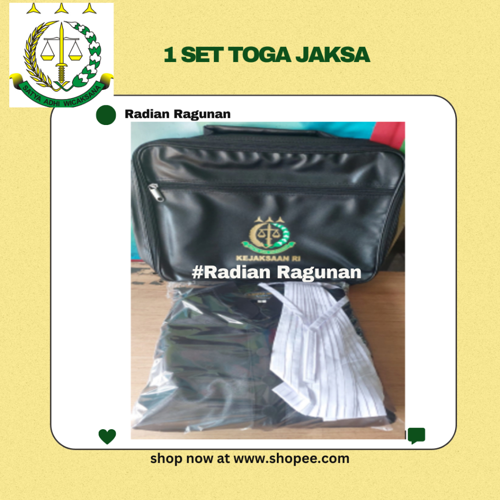 Jual SET TOGA JAKSA STANDAR/JET BLACK | KEJAKSAAN RI | Shopee Indonesia
