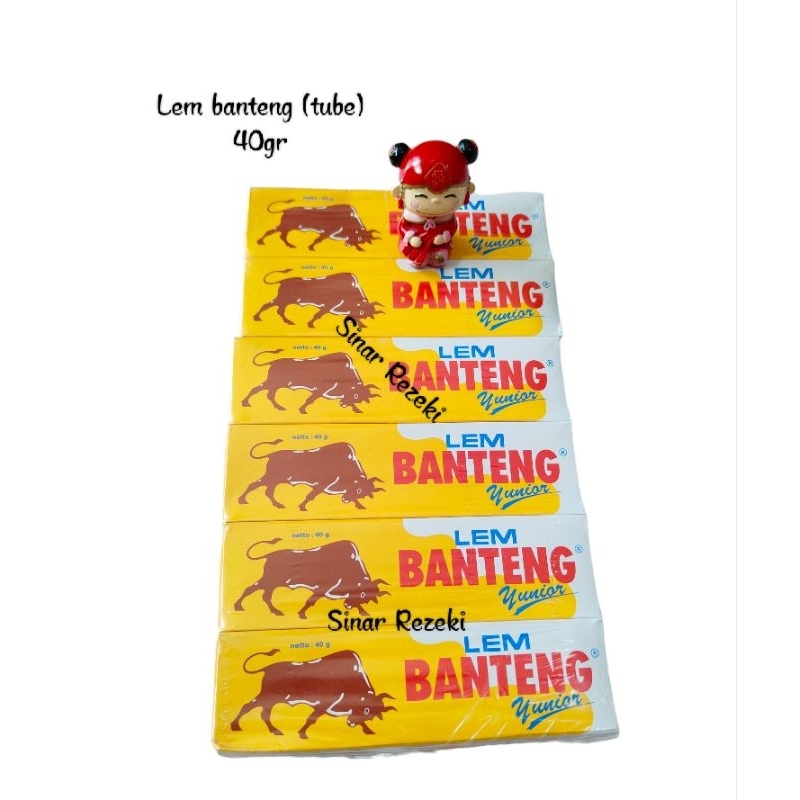 Jual 12 buah!!Lem banteng 40gr/lem serbaguna/perekat kuat | Shopee ...