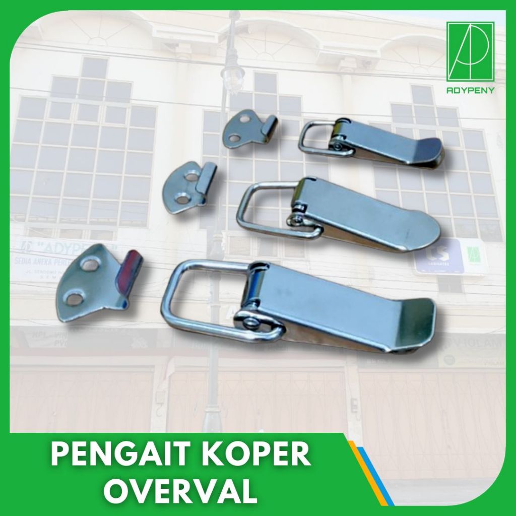 Jual Pengait Koper Kaitan Peti Grendel Overval Stainless | Shopee Indonesia