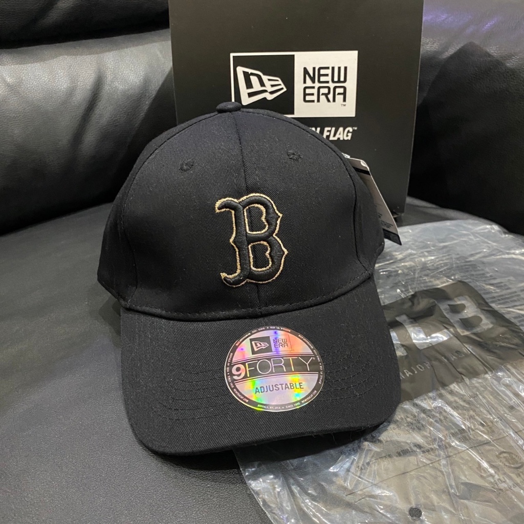 Jual TOPI BASEBALL MLB BOSTON WHIRE LIST GOLD ORIGINAL BLACK CAPS ...