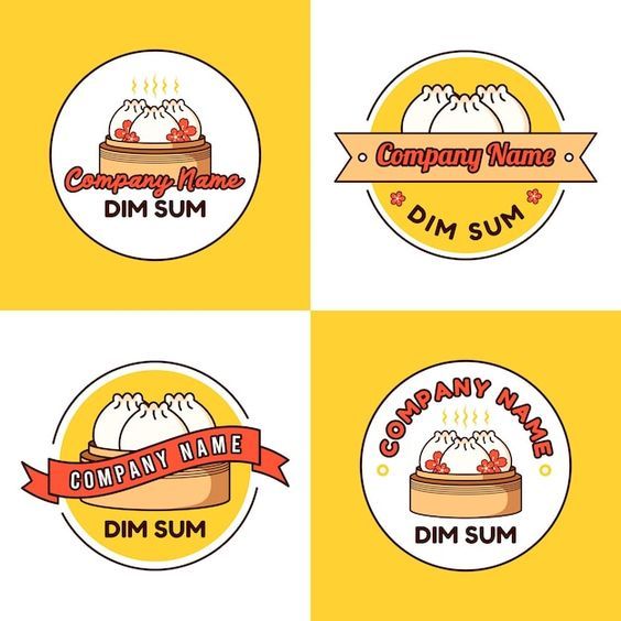 Jual Stiker Dimsum / sticker dimsum Chromo bulat Stiker kemasan makanan ...