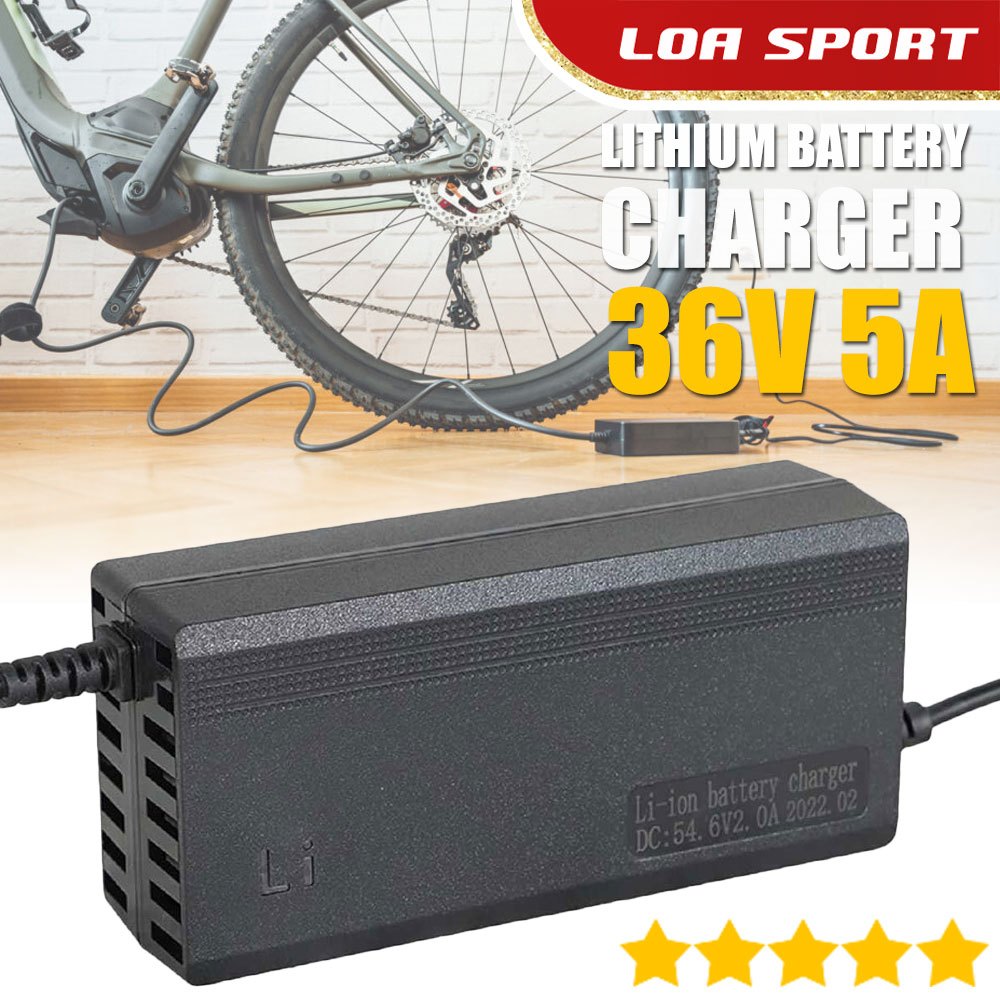 Jual Charger Baterai Sepeda Listrik 36V 5A Lithium Type RCA Plug ...