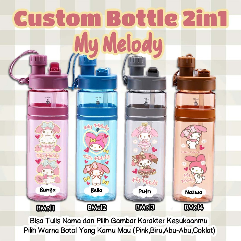 Jual Botol Minum Anak Custom Model 2in1 TEGUK SEDOT - DESAIN KARTUN ...