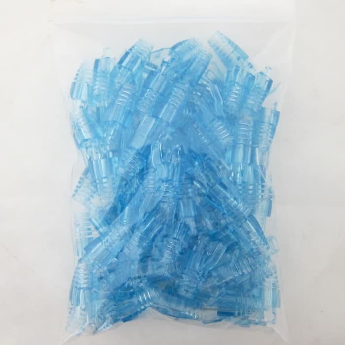 Jual Boot Plug RJ45 Konektor RJ45 Cat 5 Plugboot Transparan JUAL PER ...