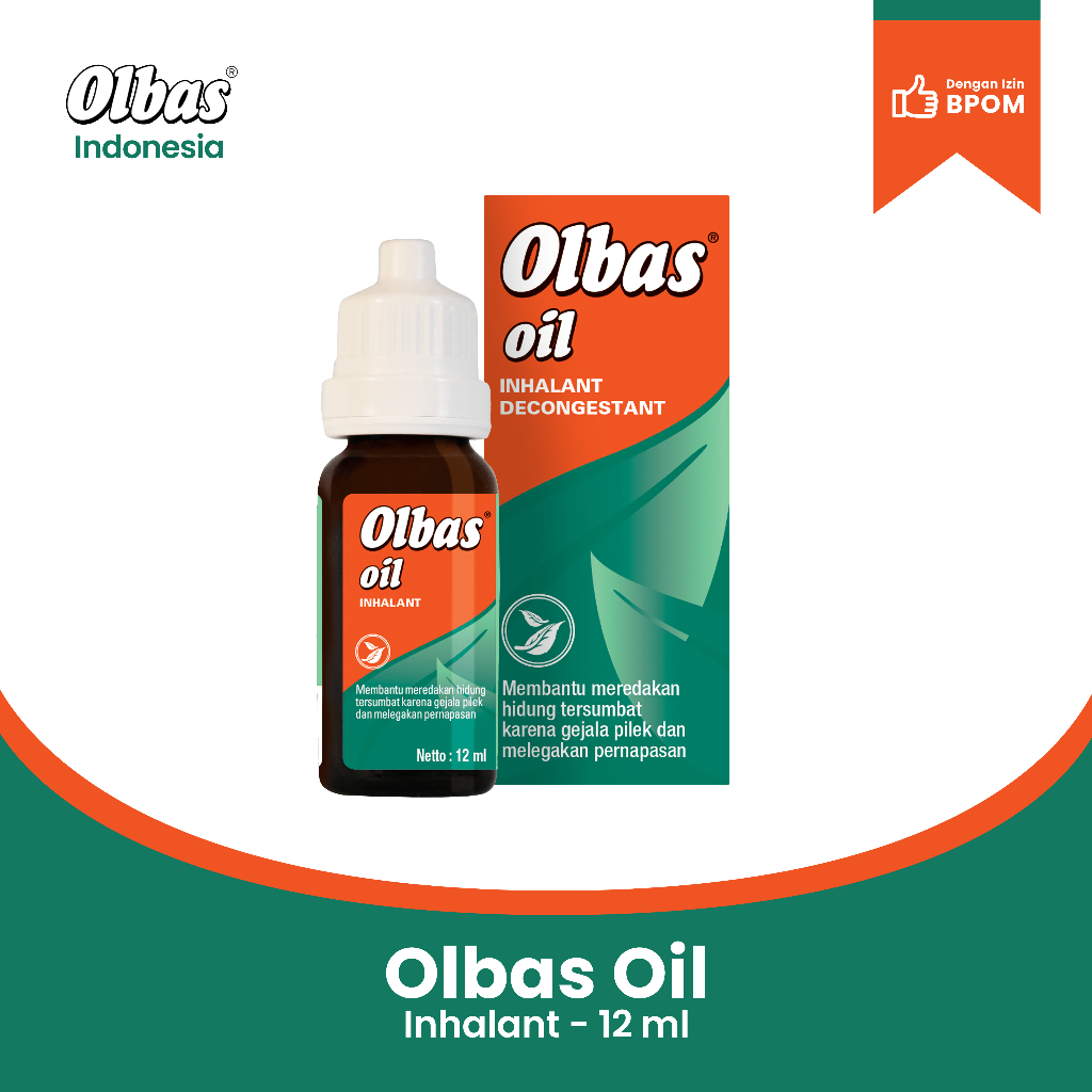 Jual Olbas Oil Minyak Inhalan Dekongestan Anak & Orang Dewasa 12 ml (1 Pcs) - BPOM RI | Shopee ...