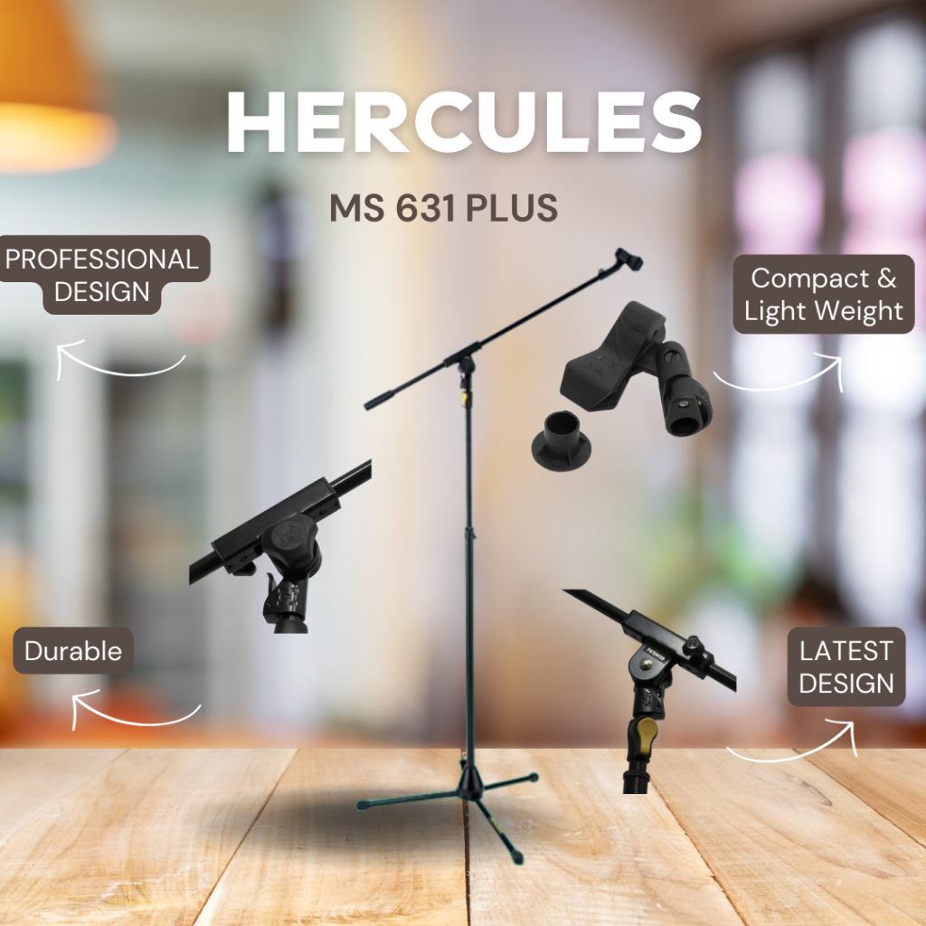 Jual STAND MIC HERCULES MS 631B PLUS / MS631B PLUS / MS-631B PLUS ...