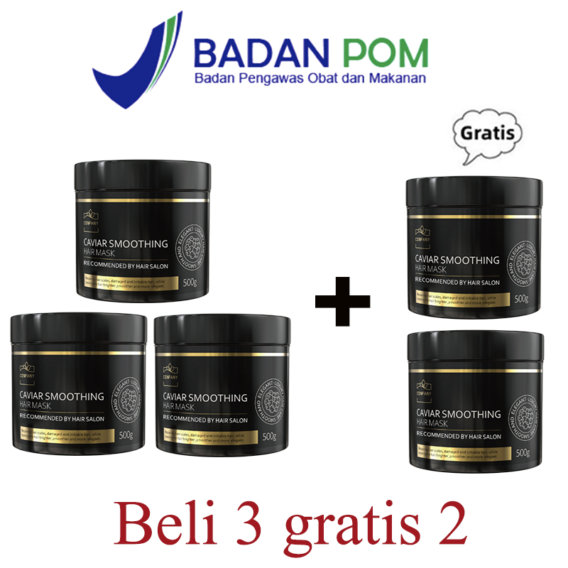 Jual Krim pelurus rambut Masker rambut kaviar Smooth hair mask Keratin ...