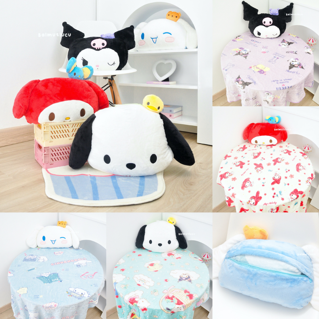 Jual BALMUTLUCU | Bantal Selimut Balmut Fun Sr | Boneka Selimut Karakter Cinnamoroll My Melody ...
