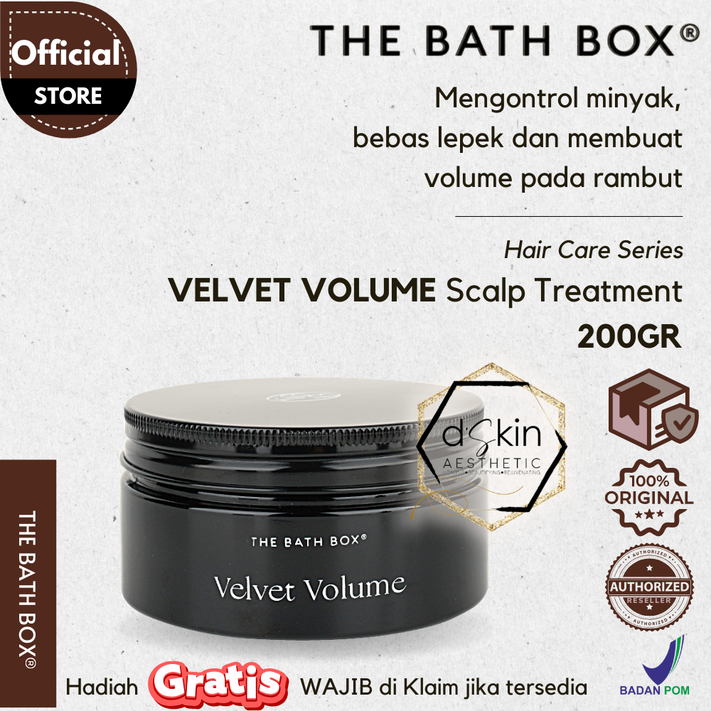 Jual THE BATH BOX - VELVET VOLUME Hair Care SCALP TREATMENT (Rambut ...