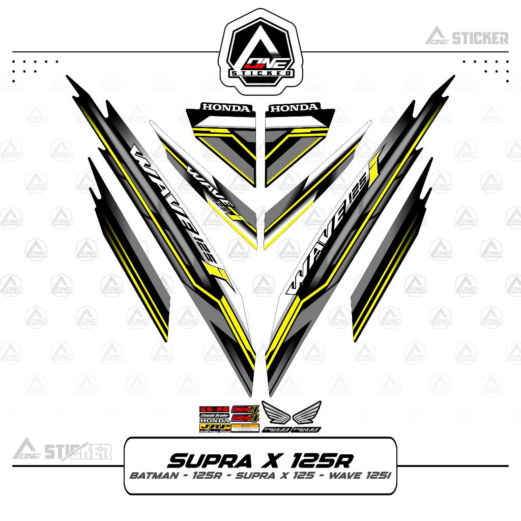 Jual Striping Supra X 125 motif X 10 /Supra X 125 Batman/Decal Supra X ...