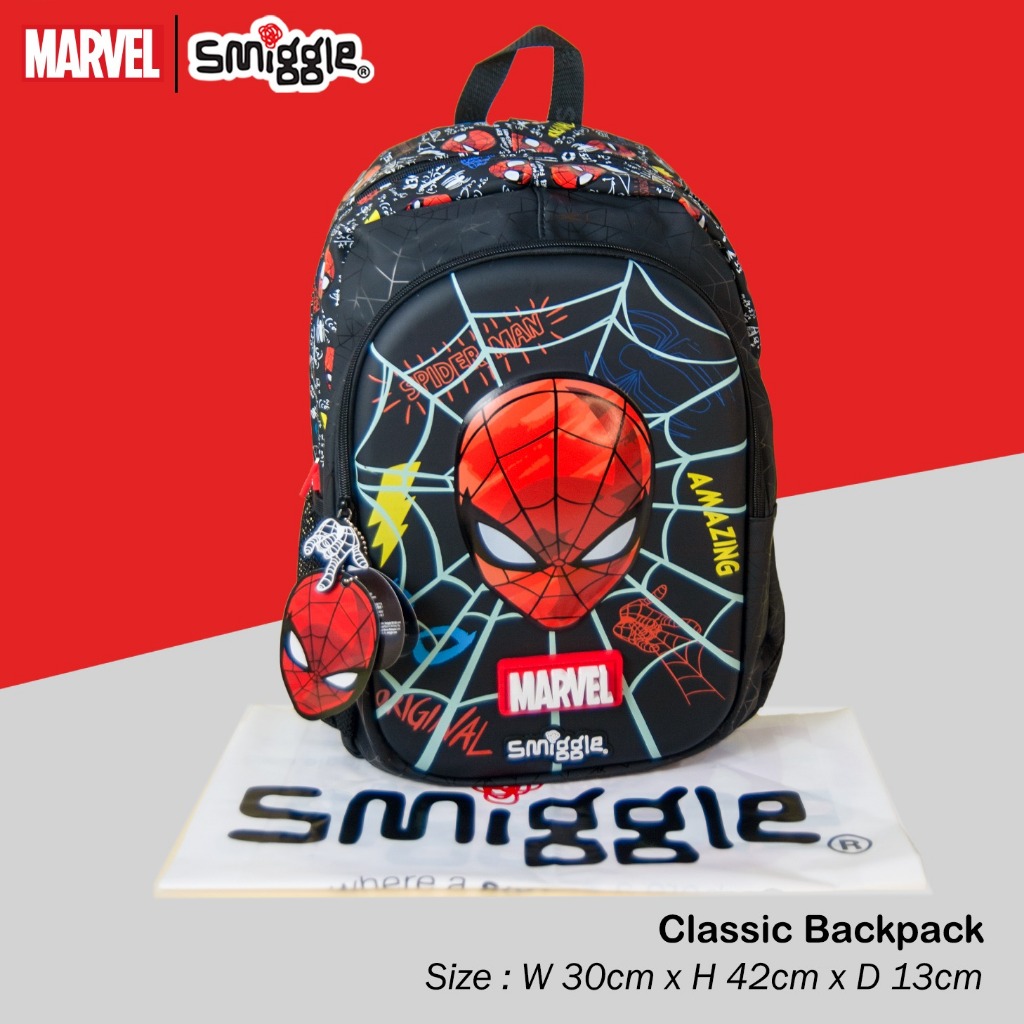 Jual SMIGGLE X MARVEL SERIES BAGS/HARDTOP PC/ BOTOL AIR | Shopee Indonesia
