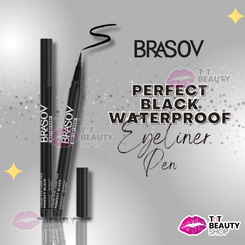 Jual BRASOV Perfect Black Waterproof Eyeliner Pen | Eyeliner - TnT ...