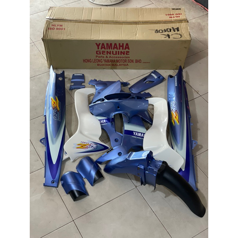 Jual Bodi set yamaha 125Z biru telur asin original yamaha hly-body set ...