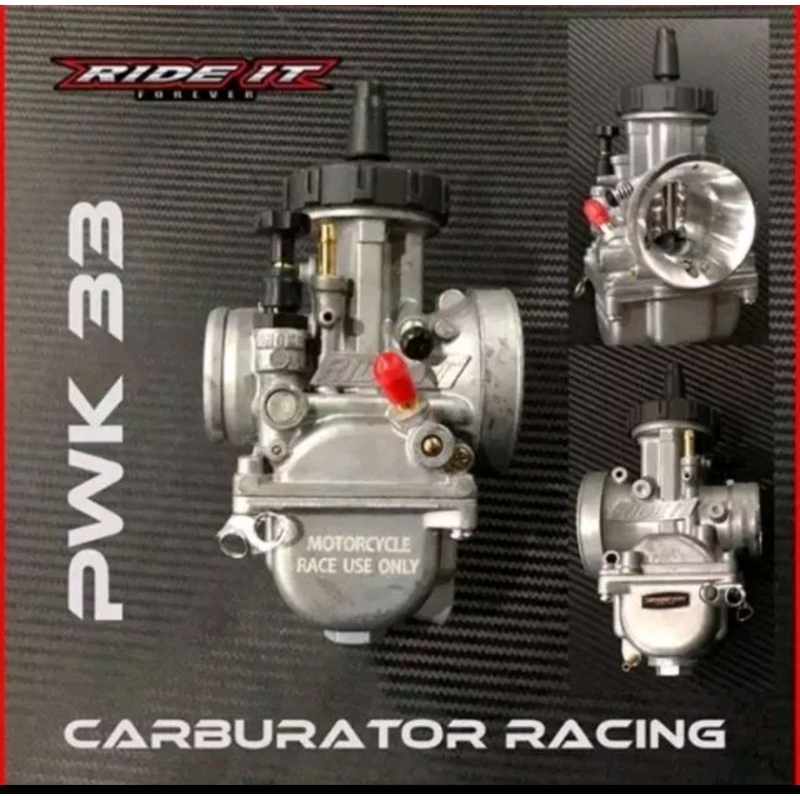 Jual KARBURATOR RACING PWK 33 RIDE IT ORIGINAL CARBURATOR KARBU RACING ...