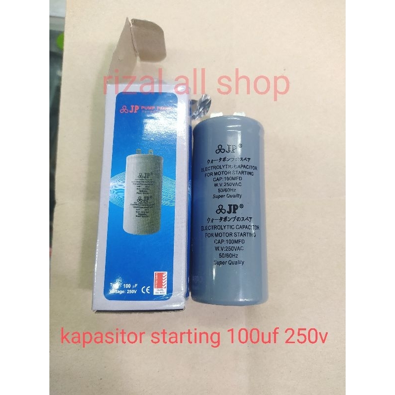 Jual kapasitor motor starting 100uf 250v | Shopee Indonesia