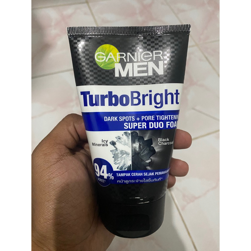 Jual Garnier Men Turbo Bright 100ml | Shopee Indonesia