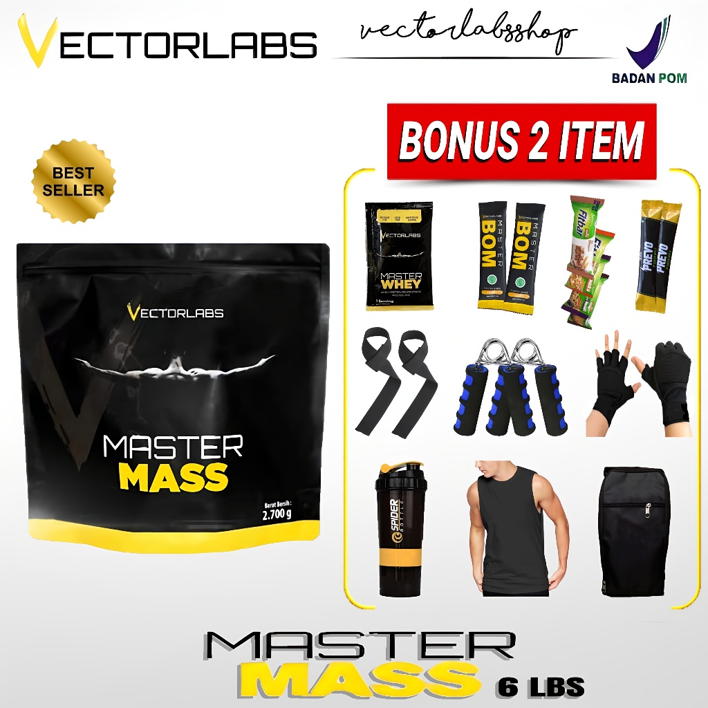 Jual Vectorlabs Master Mass Gainer 6 lbs Susu Protein Penambah Berat ...
