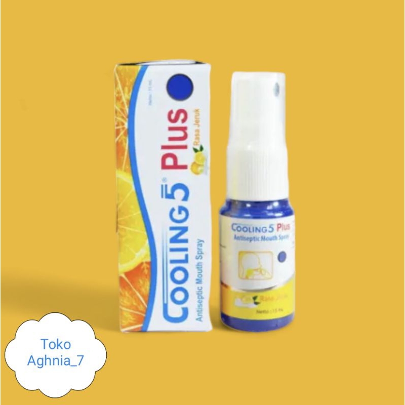 Jual Cooling 5 Plus Orange Obat Sakit gigi, Sariawan,bau mulut, Radang ...