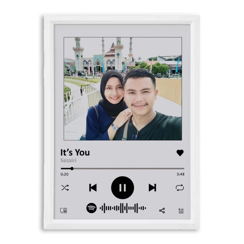 Jual foto custom model spotify + frame | Shopee Indonesia
