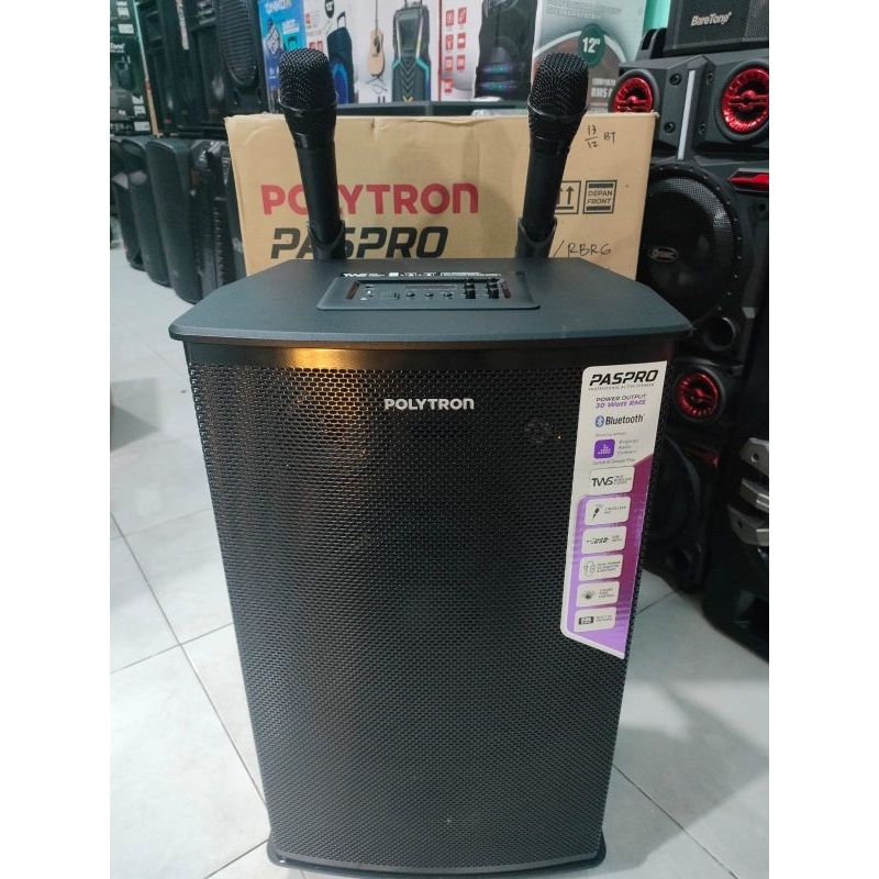Jual Speaker Portabel Polytron PAS PRO 12F6 12" Inch PRO12F6 Trolley ...
