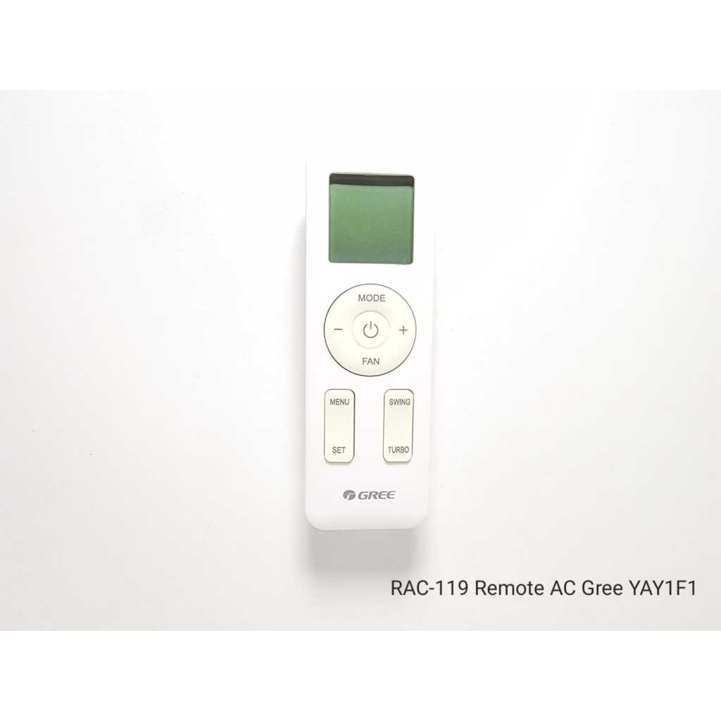 Jual Remote/Remot Air Conditioner Gree YAY1F1 (RAC-119) | Shopee Indonesia
