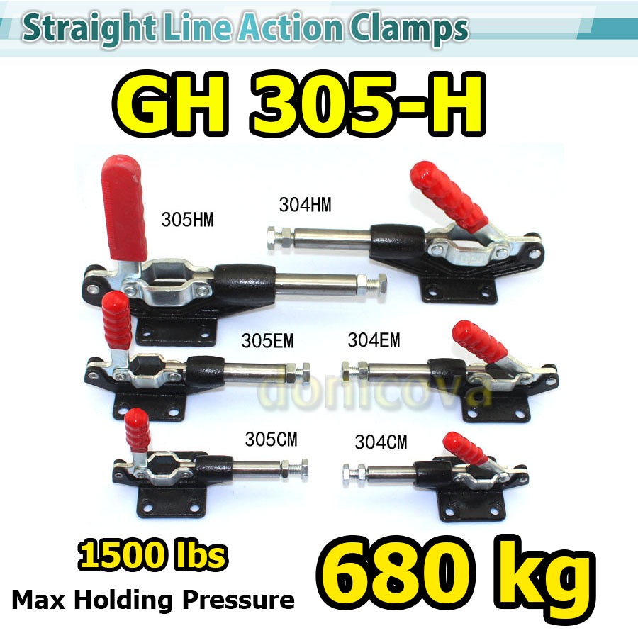 Jual Toggle Clamp Push Pull GH 305H GTY 305 H 680kg Quick Holding Klem | Shopee Indonesia
