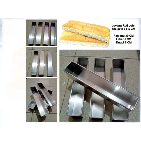 Jual Loyang Roti John Panjang 30 CM / Cetakan Roti John / John Bread ...