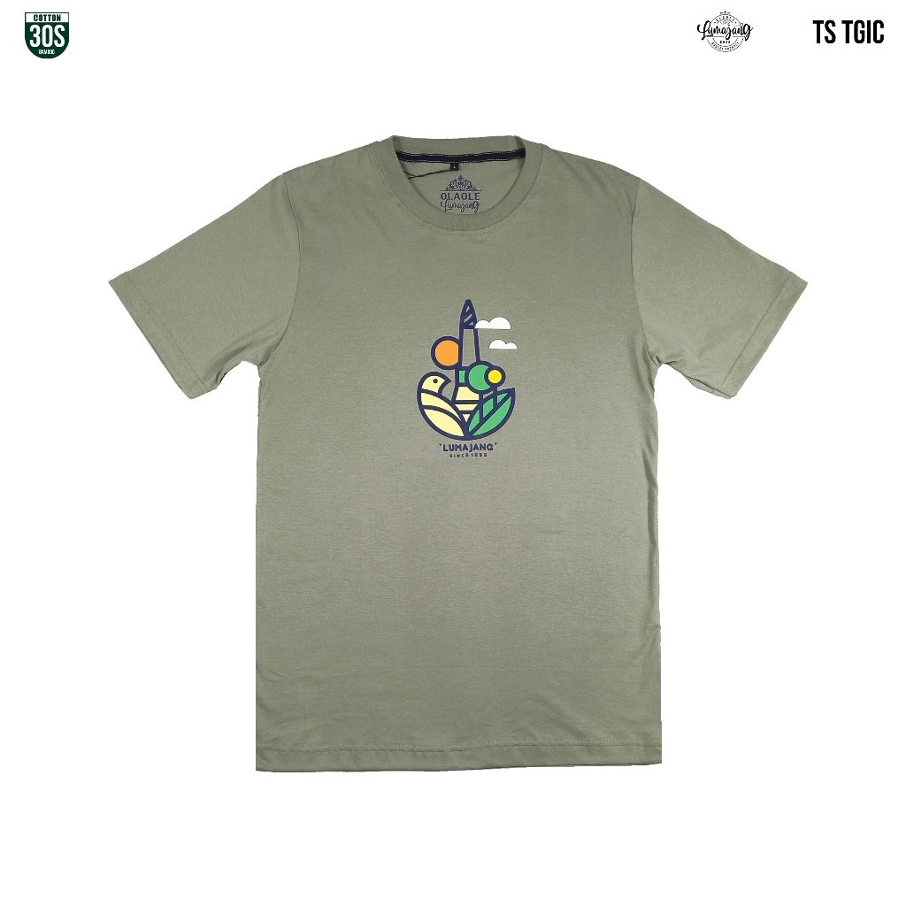 Jual kaos khas lumajang TUGU ICON kaos katun murah kaos oleh oleh lokal ...