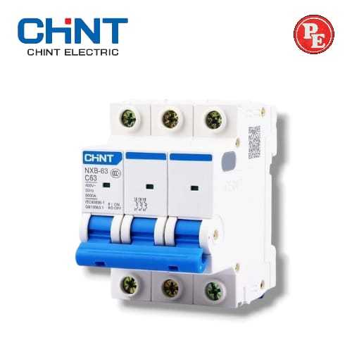 Jual MCB CHINT NXB-63 3P / 3 PHASE 6kA 6A/10A/16A/20A/25A/32A/40A/50A/63A | Shopee Indonesia