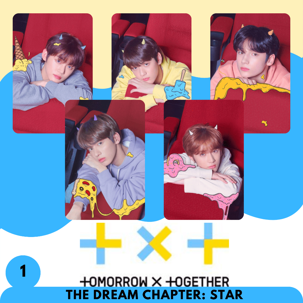 Jual PHOTOCARD KPOP TXT| VER. THE DREAM CHAPTER: STAR | GLOSSY DOUBLE ...