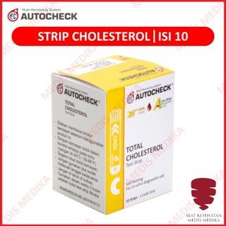 Jual Autocheck Cholesterol Cek Test Strip Kolesterol Refill Isi 10 ...