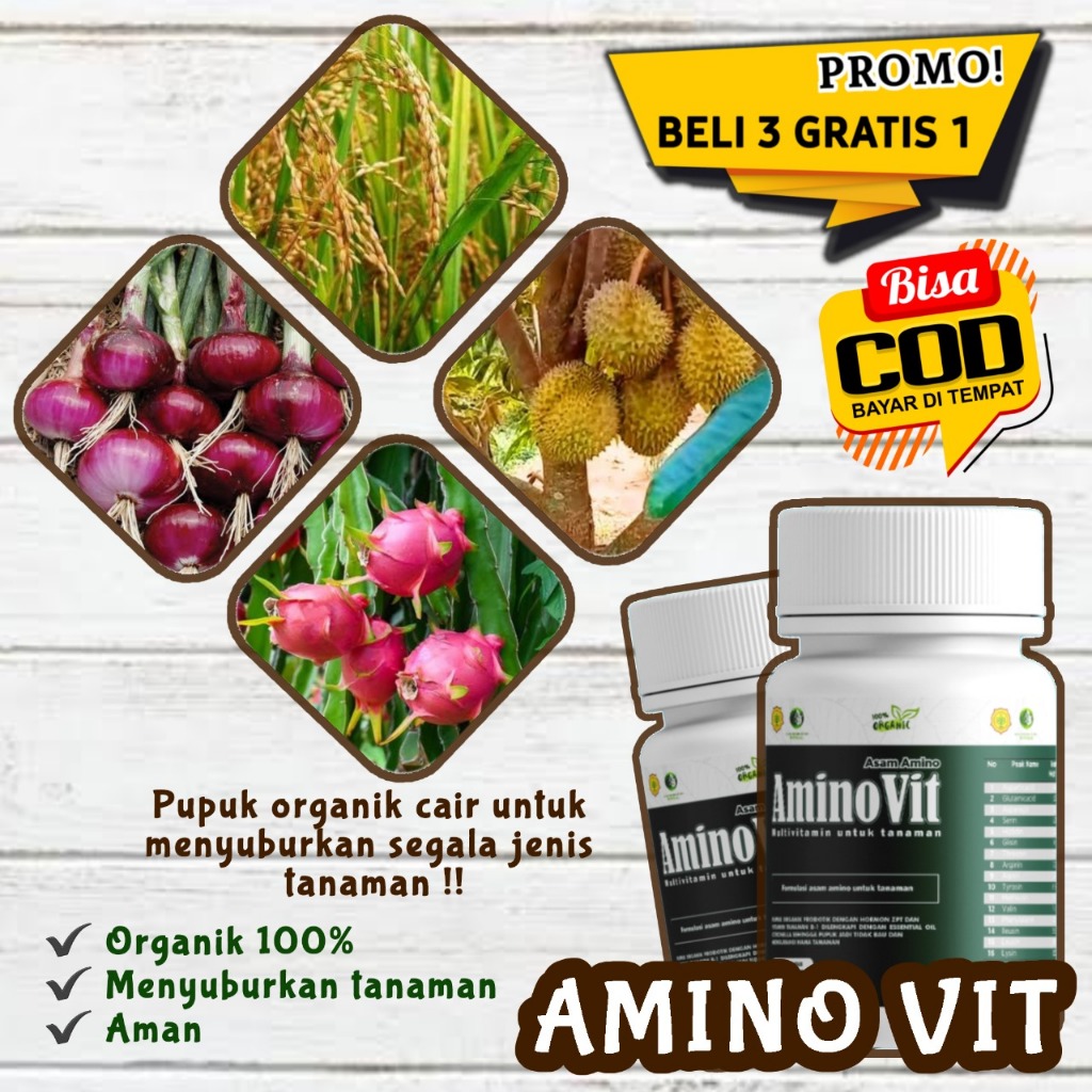 Jual ALFAGREN Aminovit Pupuk Asam Amino cair organik Protein Tanaman Anti Stress Nutrisi Boster ...