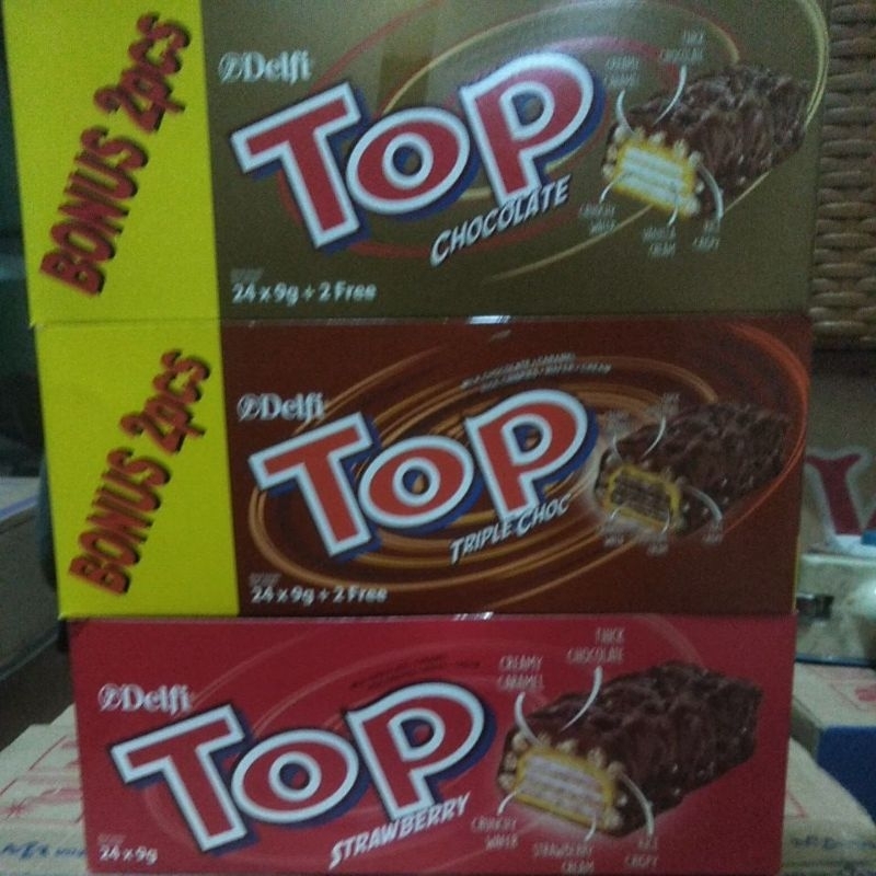 Jual Coklat Wafer TOP Delfi box | Shopee Indonesia