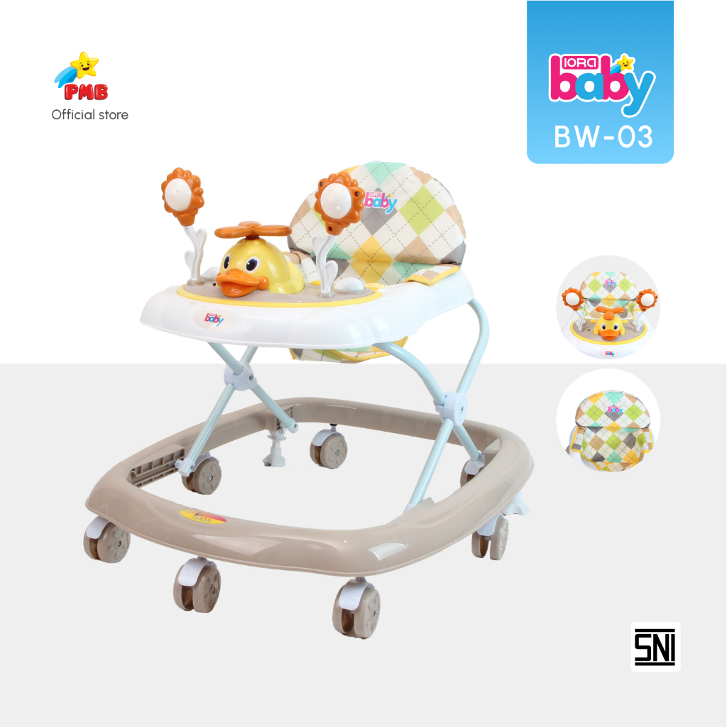 Jual BABY WALKER BW 03 IORA PMB TOYS//APOLO ANAK MURAH ADA MUSIK DAN ...