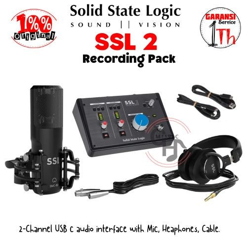 Jual Solid State Logic SSL 2 Recording Pack Original SSL2 Recording ...