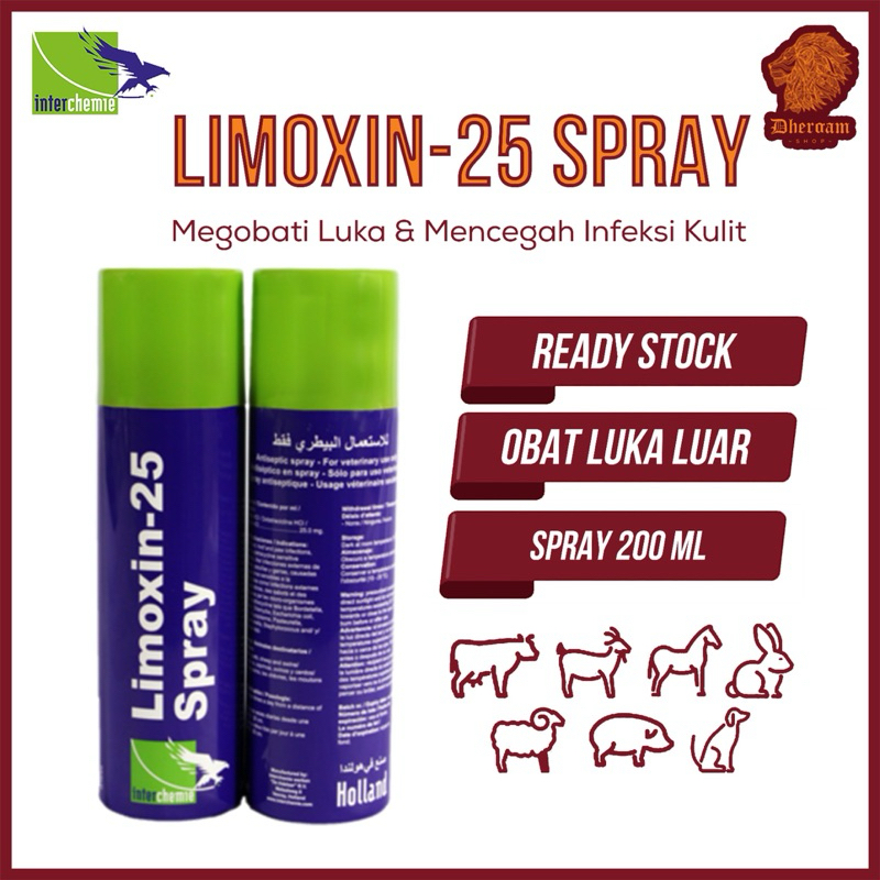 Jual LIMOXIN 25 SPRAY (OBAT LUKA SEMPROT) | Shopee Indonesia