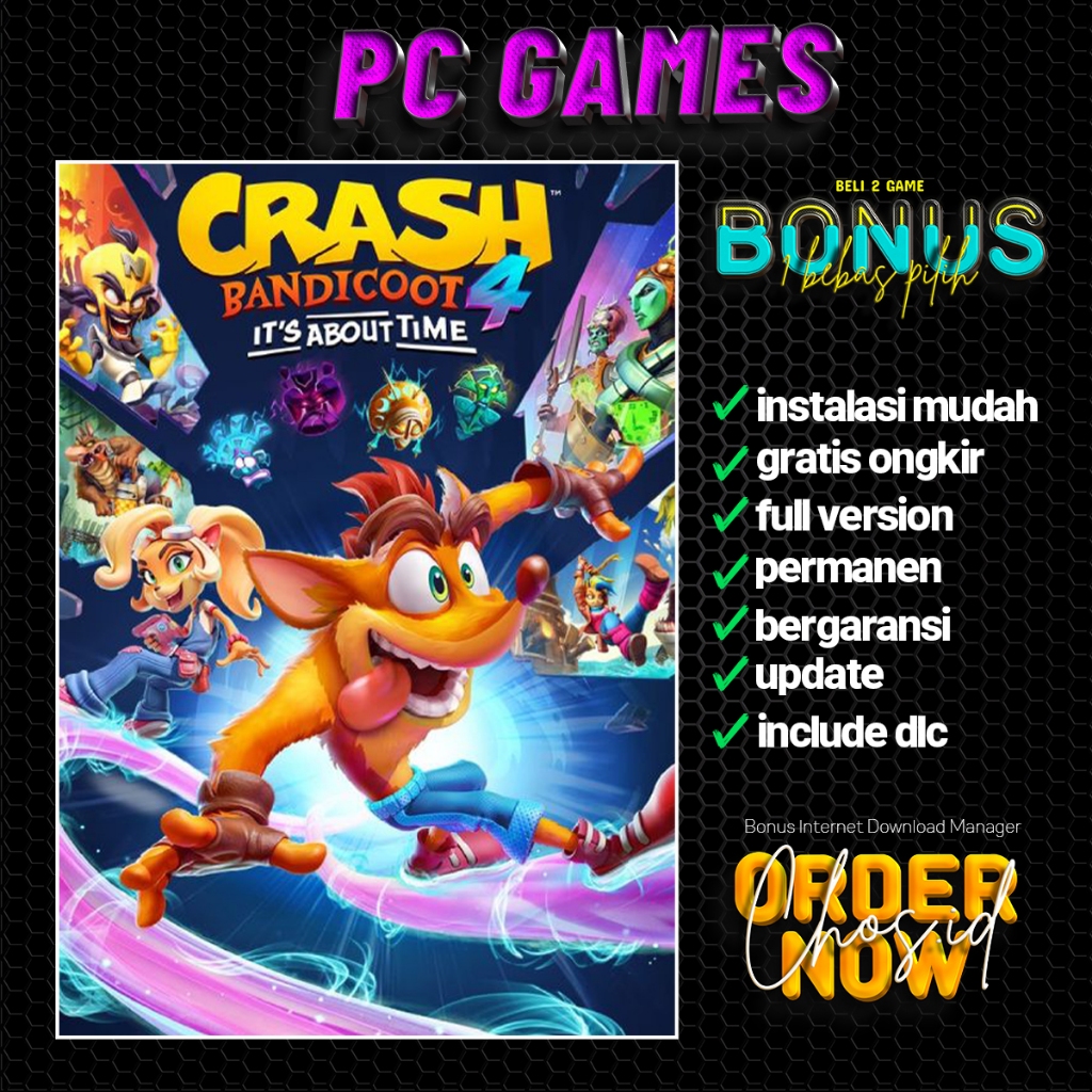 Jual Crash Bandicoot 4 Its About Time | Game PC | Shopee Indonesia
