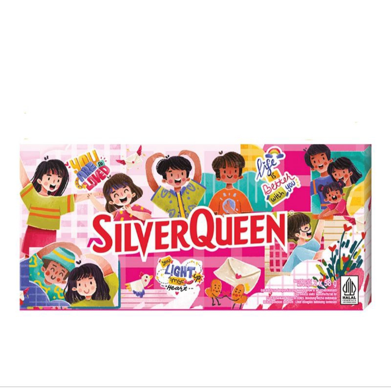 Jual Silverqueen Buy 1 Get 1 Limited Edition Valentine 2x58gr | Shopee ...
