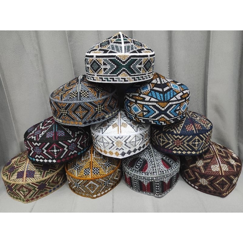 Jual Songkok Pakistan Peci Pakistan Kopyah Pakistan full bordir ...