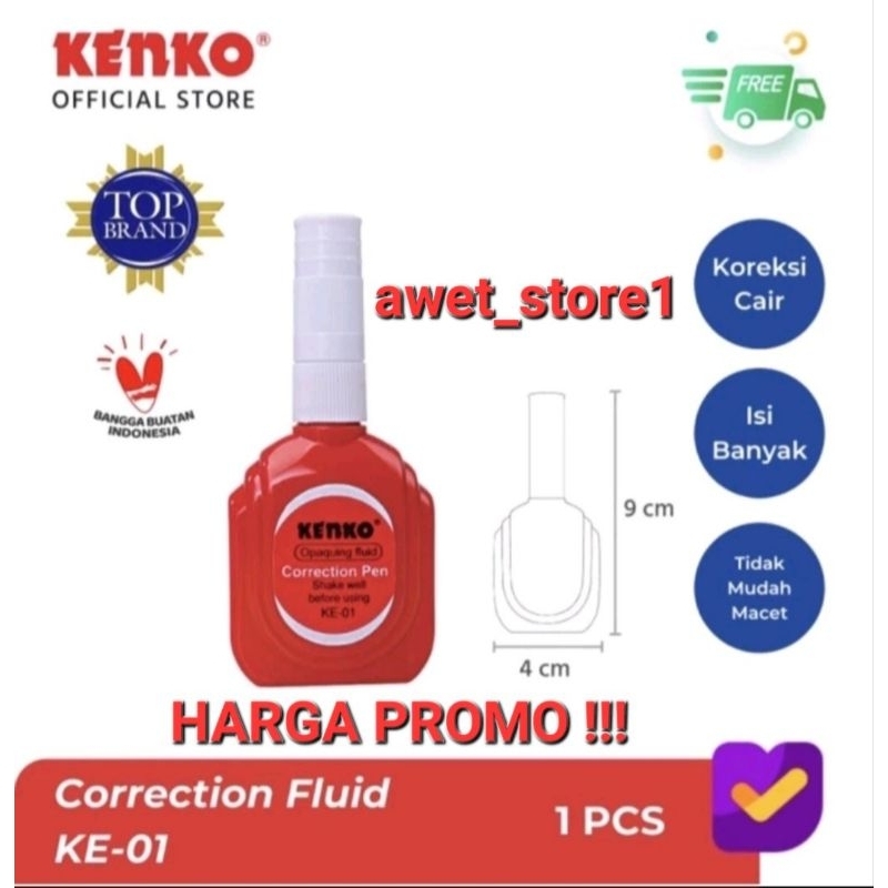 Jual TIPP - EX CORRECTION PEN KENKO KE - 01 (1 pc) | Shopee Indonesia