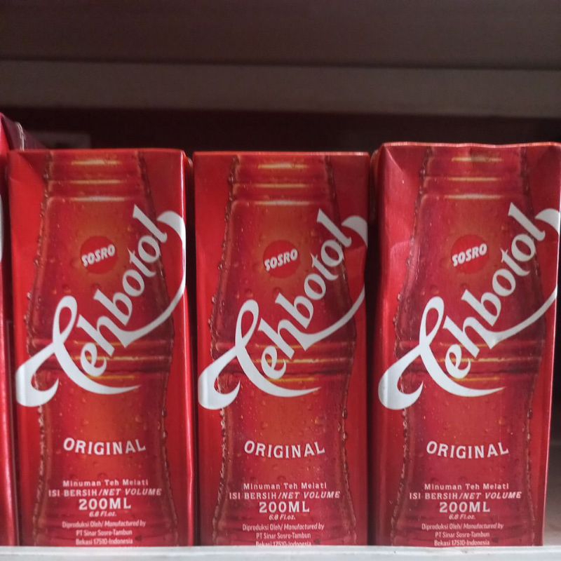 Jual TEHBOTOL SOSRO 200ML ORIGINAL|TEH BOTOL SOSRO KOTAK 200ML | Shopee ...