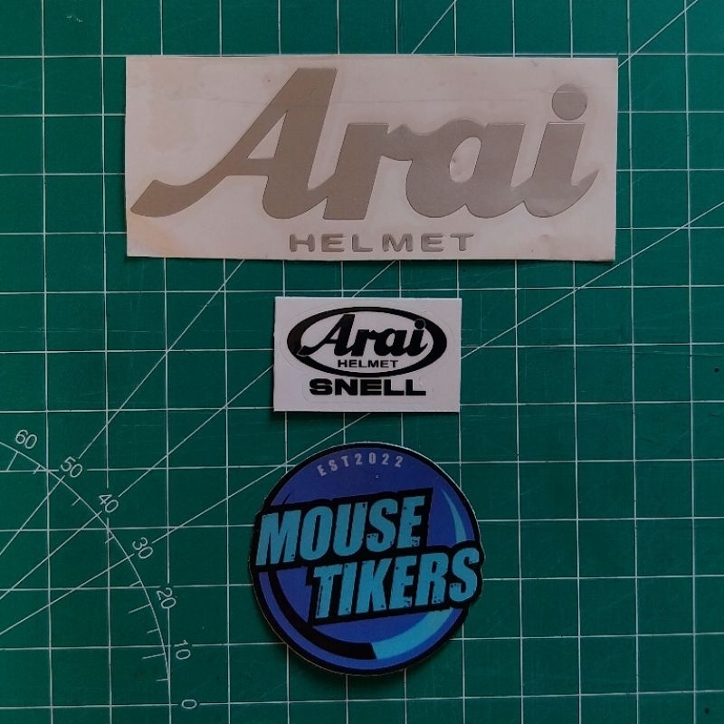 Jual Sticker Arai Cuttink dan Arai Snell kecil Original | Shopee Indonesia