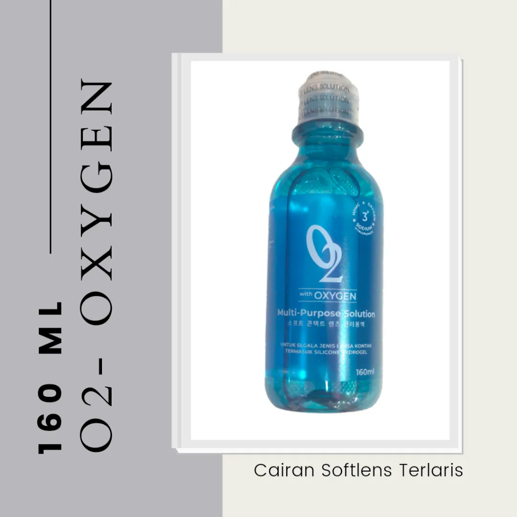 Jual Cairan softlens O2 160ml | Shopee Indonesia